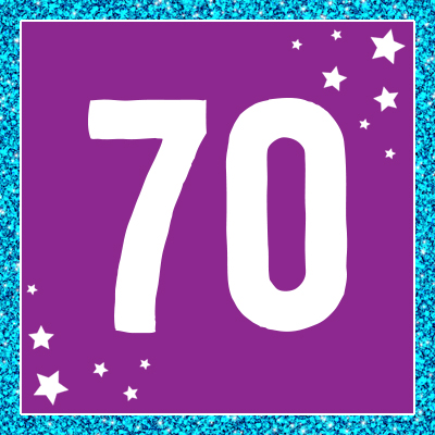 70th Birthday Party Decor and Photo Booth Props - printables