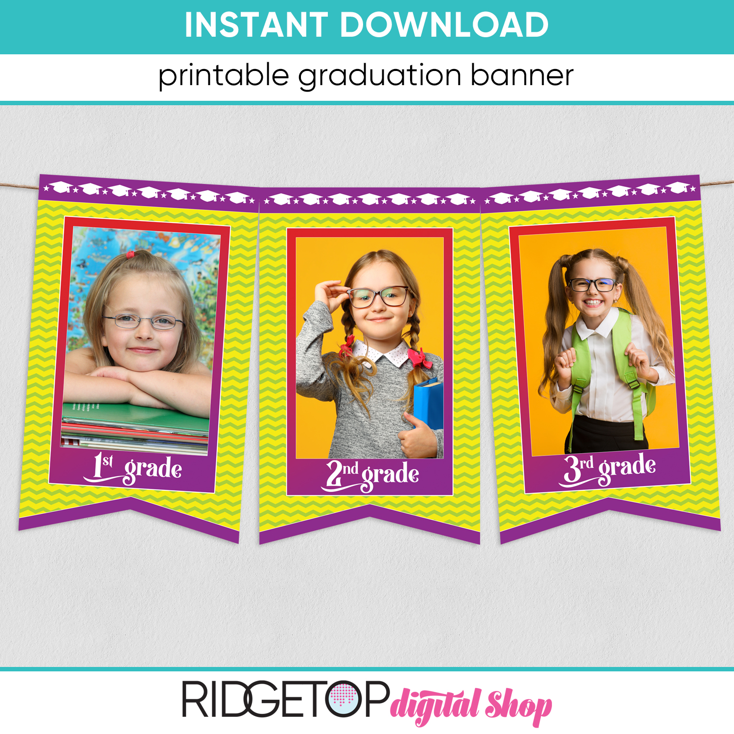 Graduation Class Photo Banner - printable • Ridgetop Digital Shop